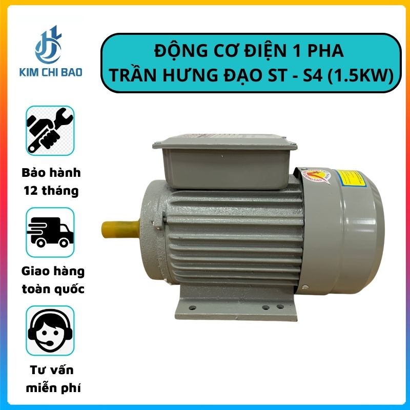 Động cơ điện 1 pha Trần Hưng Đạo ST - S4 (1.5KW)