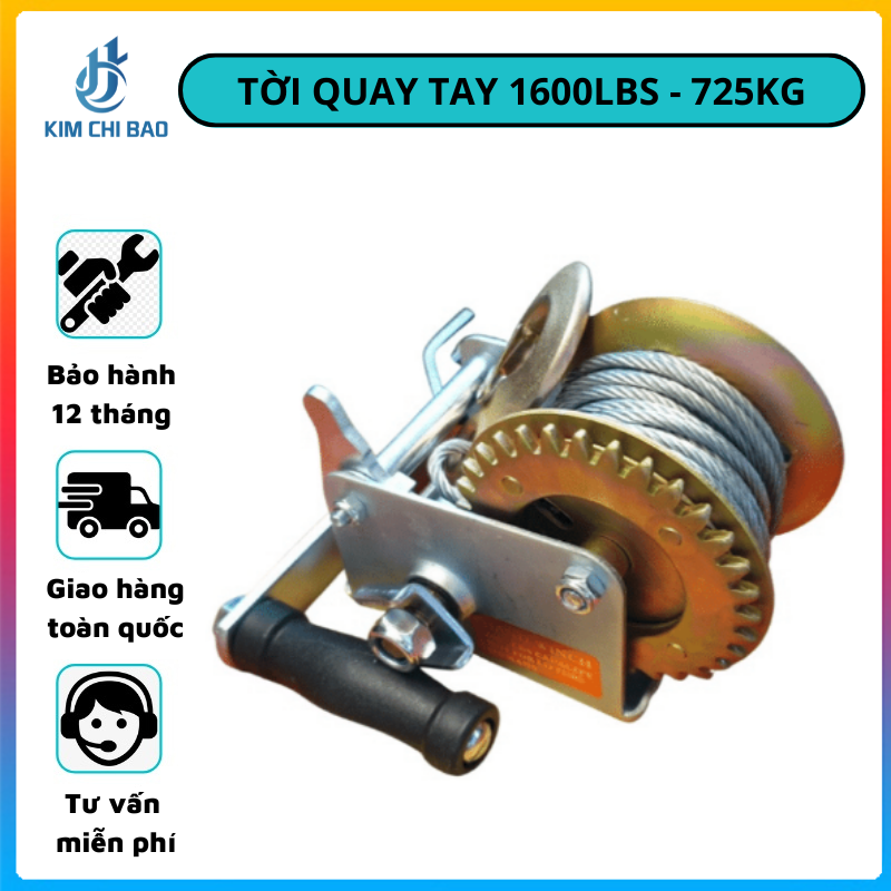 Tời Quay Tay - Phân Phối Tời Quay Tay Giá Rẻ Tại Bắc Ninh